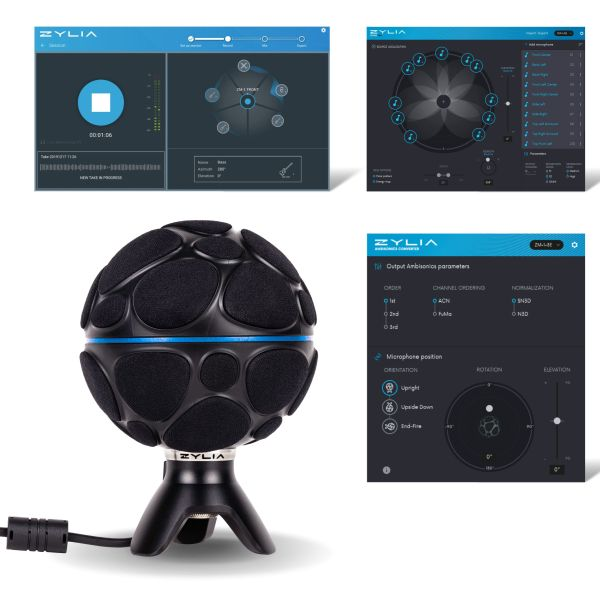 ZYLIA PRO Have It All! - 3rd Order Ambisonics Microphone & Software